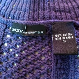 Moda International | Tops | Salemoda International Sweater Top Size S ...